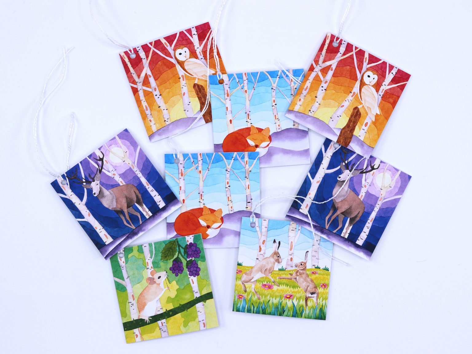 Woodland Animal Gift Tags