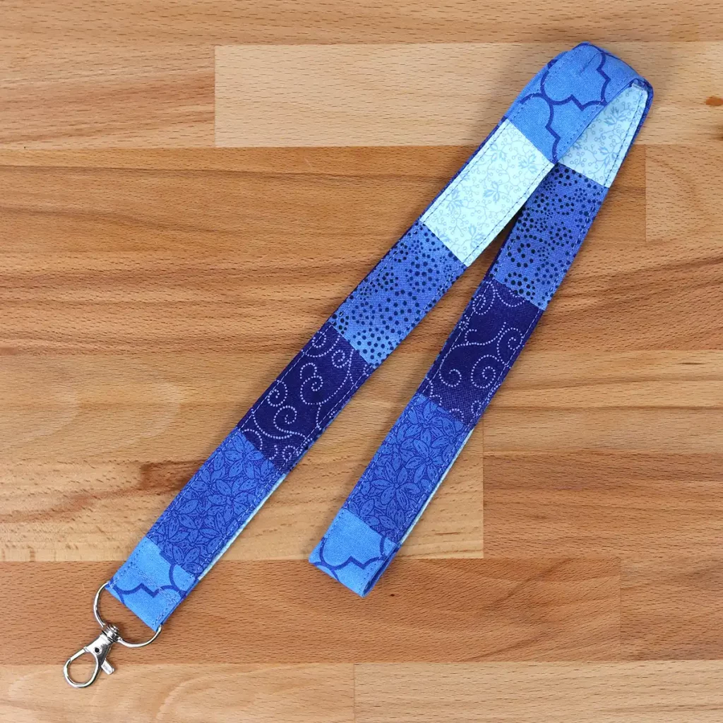 Lanyard Patchwork Royal Blue - Designed by CB-A